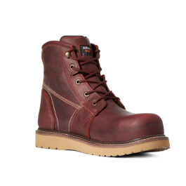 ARIAT 10035945 MENS REBAR WEDGE 6" H2O CT RSTD