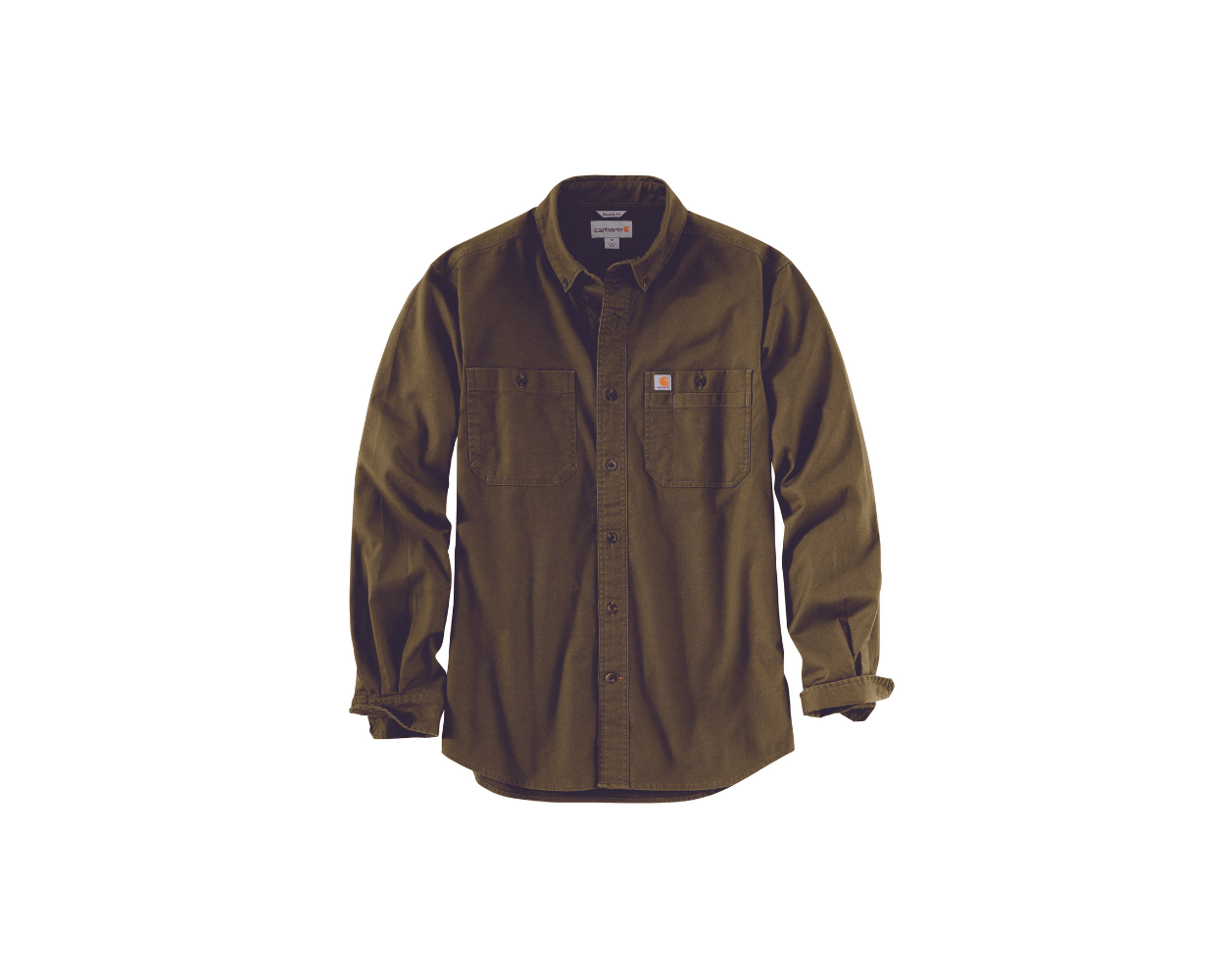 Carhartt 103554-396 M RF RLXD FIT MW CNVS LS SHRT